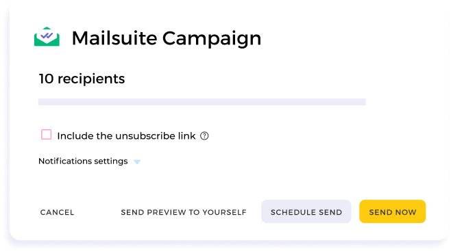 Mass Email for Gmail — Mailsuite