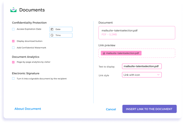 Confidential PDF Watermark — Mailsuite