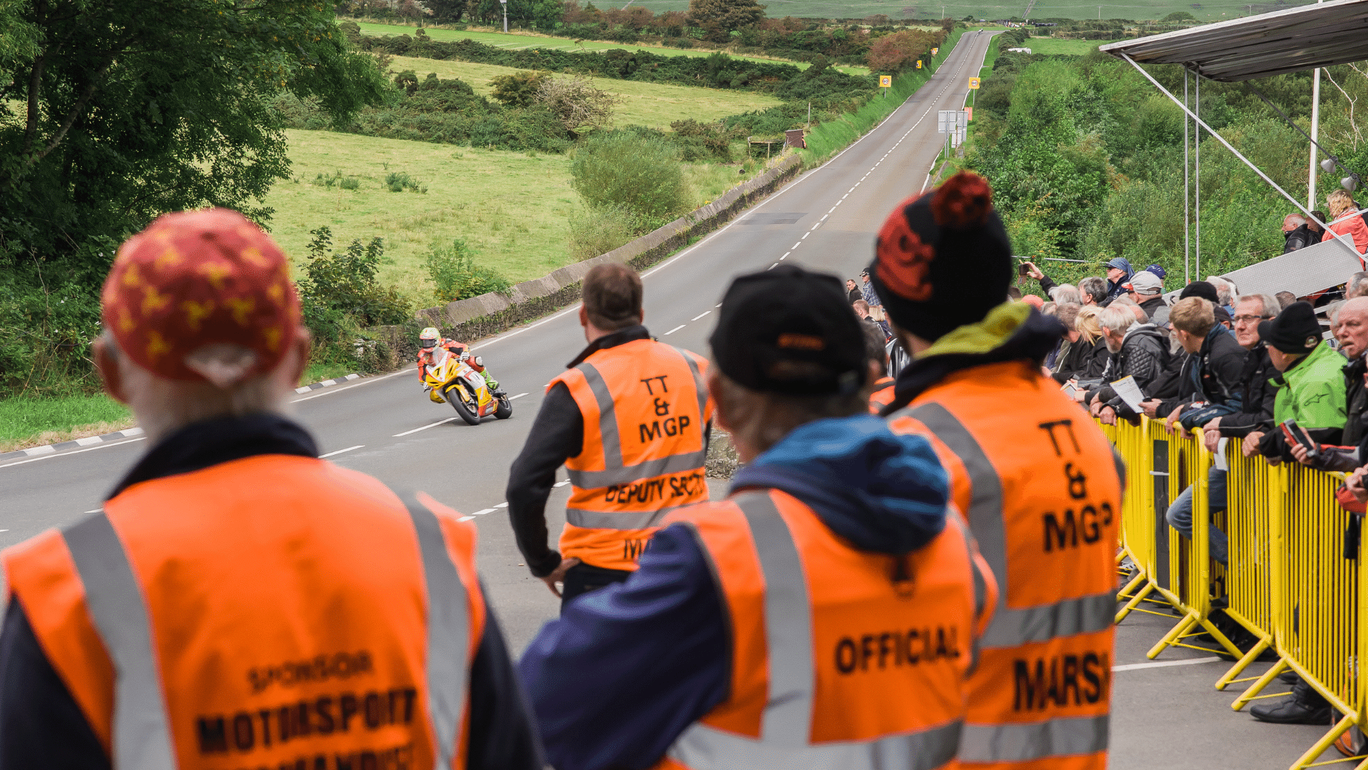 Isle Of Man TT Races Isle Of Man TT Races Marshals On Point Isle Of Man TT Races Isle Of Man TT Races Marshals On Point