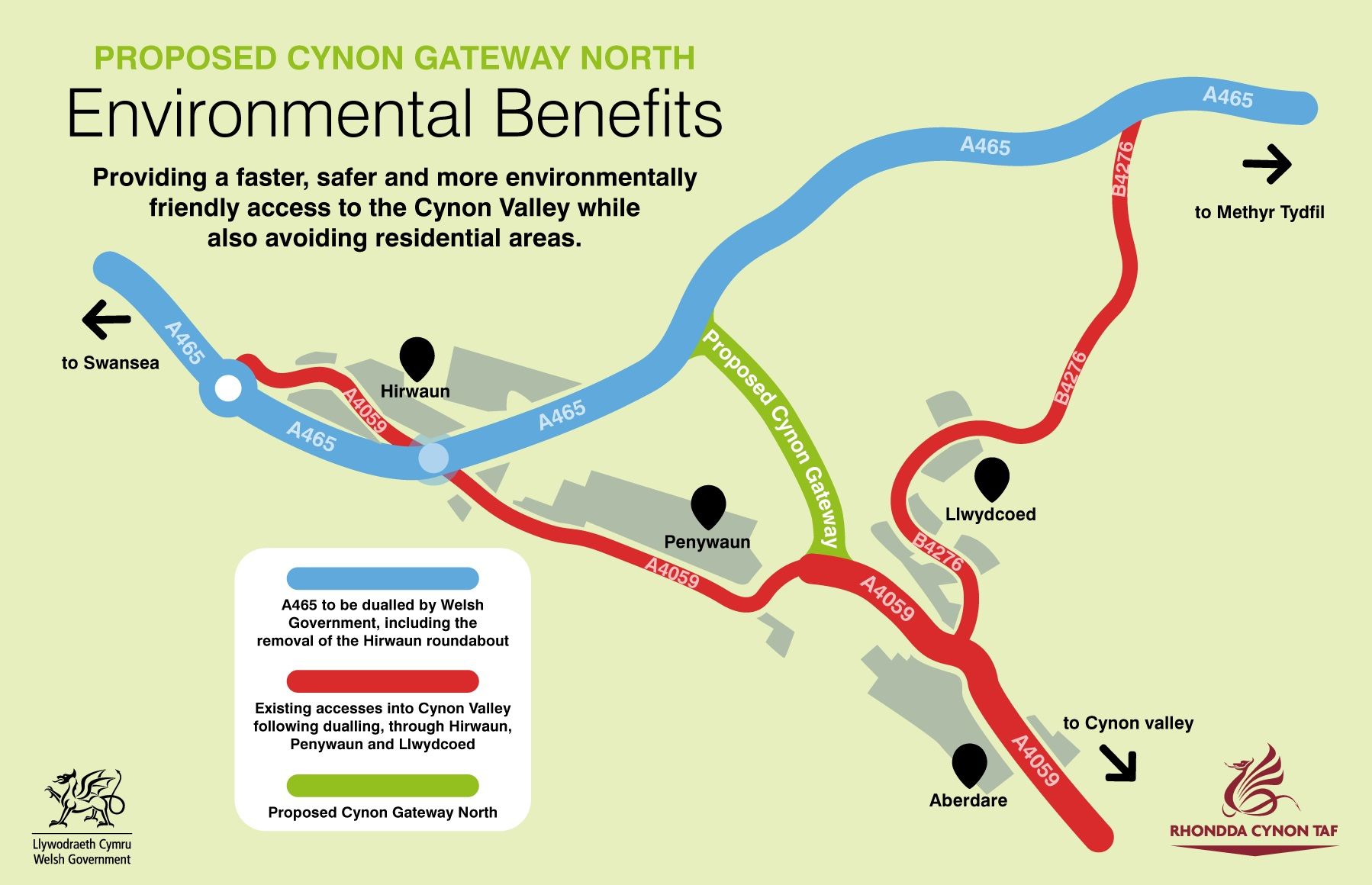 Planning application submitted for the A465 Cynon Gateway North scheme ...