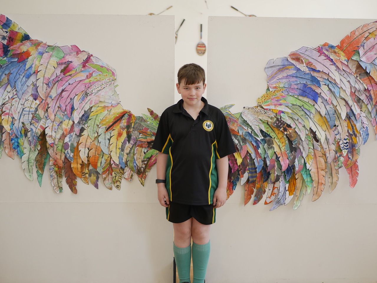 'Angel Wings' help children reflect and rebuild their school community ...