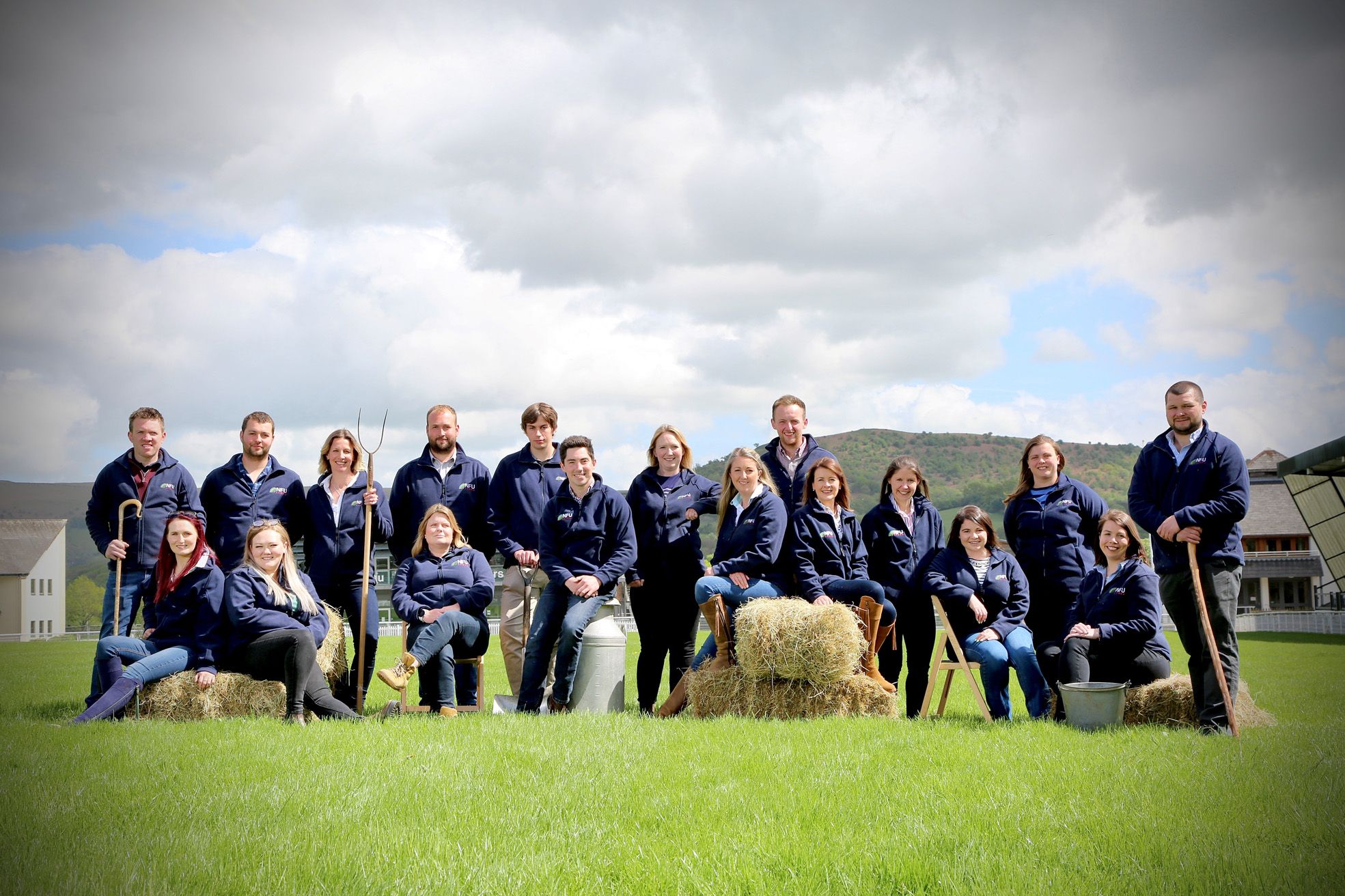 Next Generation group of Welsh farmers meet at NFU Cymru office Llanelwedd | InYourArea Community