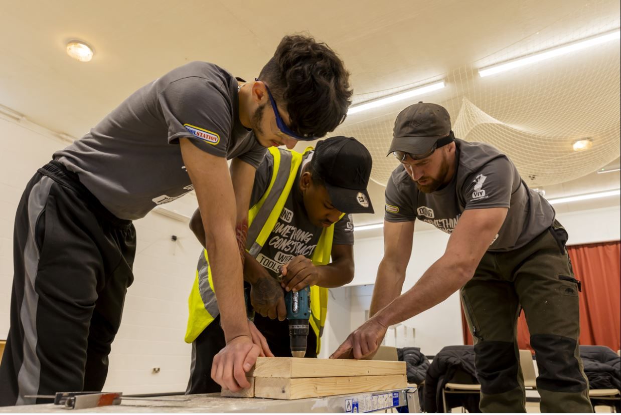 Young volunteers given right tools to revamp community centre in ...