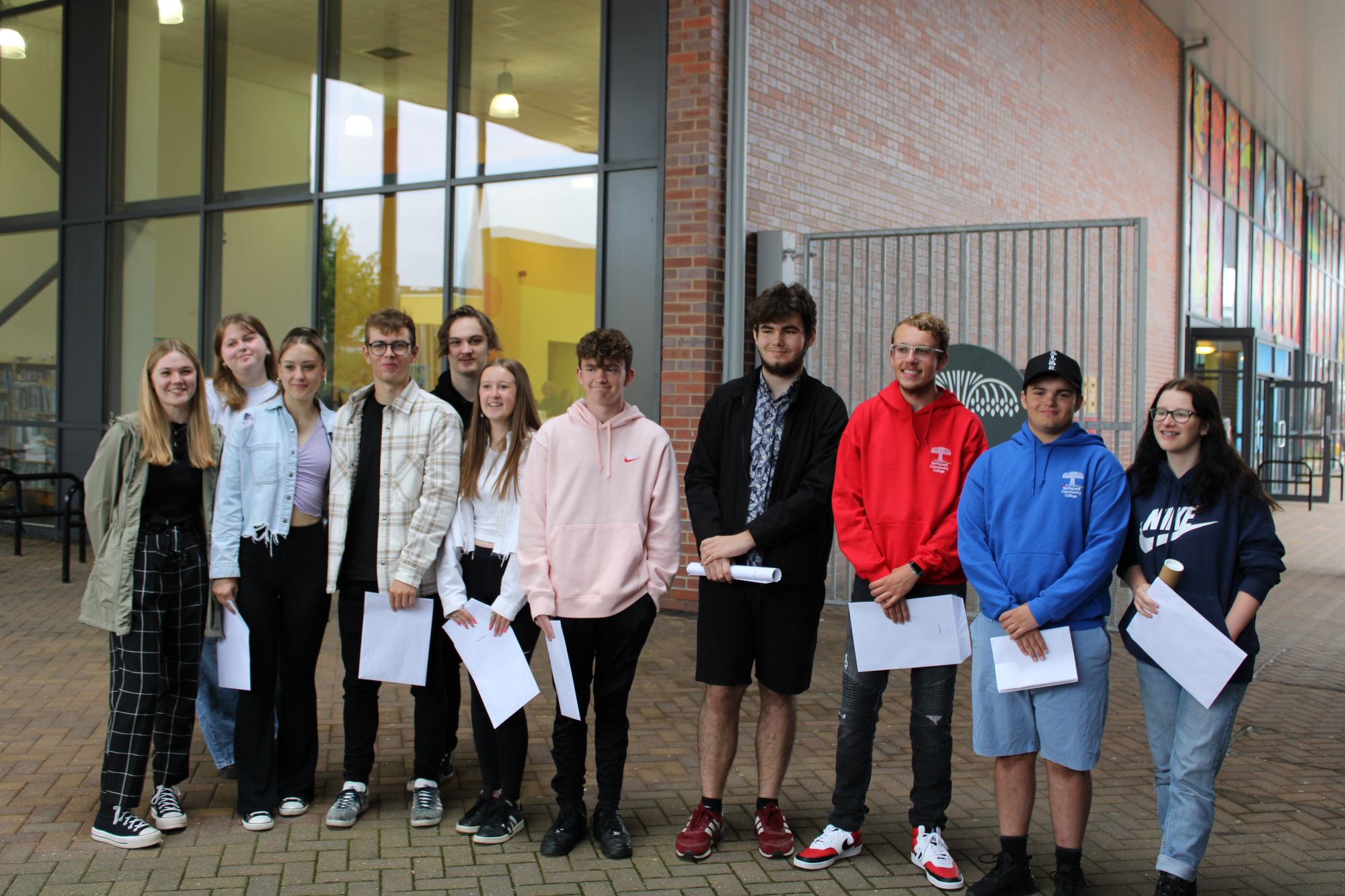 Springwell Community College students celebrate GCSE results ...