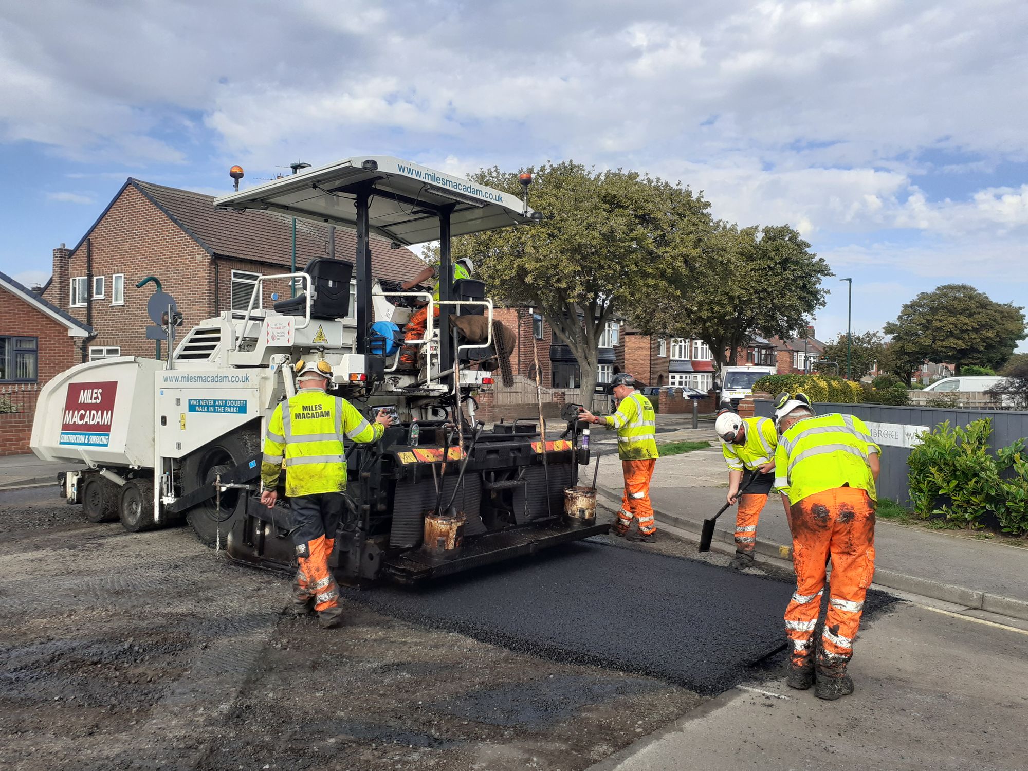 First carbon neutral road resurfacing scheme in North East begins in ...