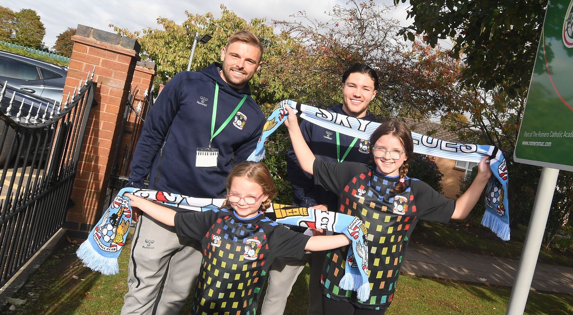 Coventry City stars 'put through their paces' by local pupils ...