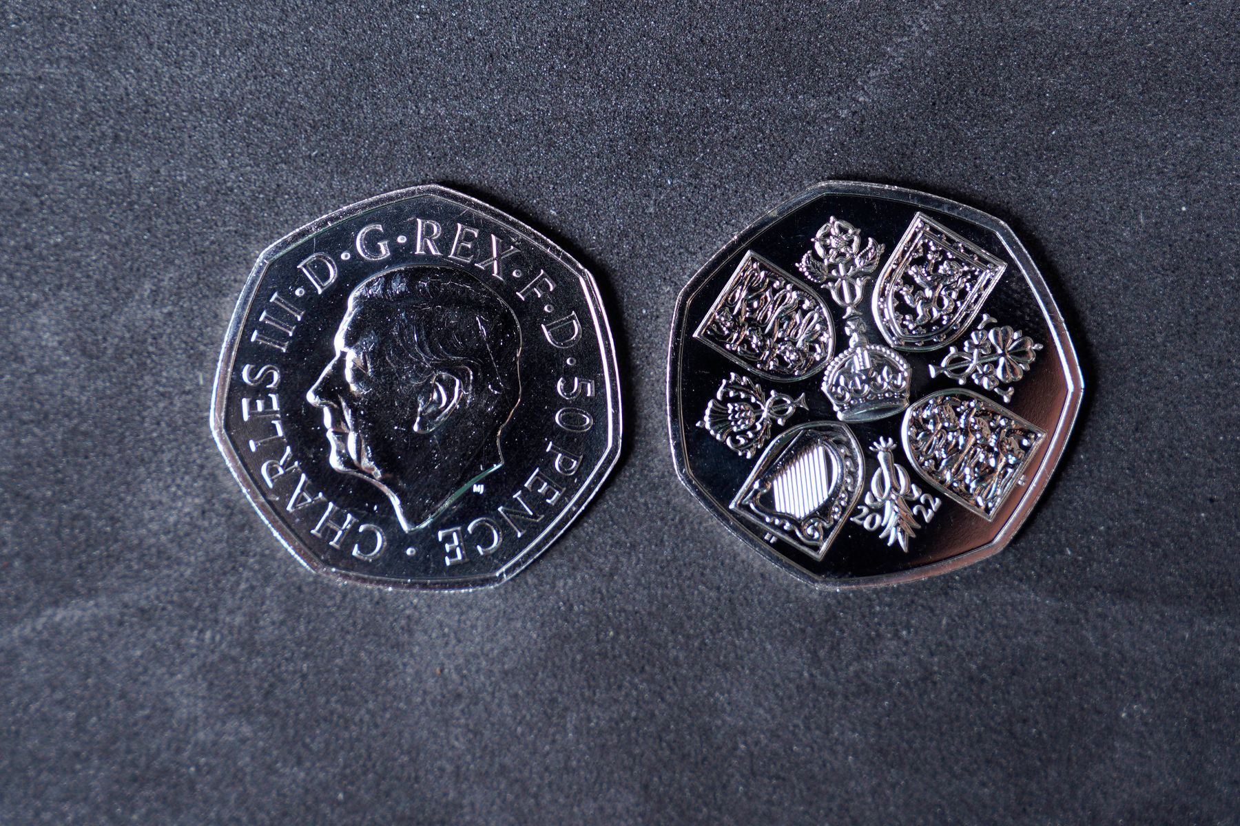 First Look At New 50p Coins Featuring King Charles And When They ll 