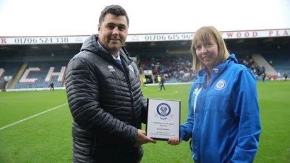 Rochdale AFC Ladies club legend recognised with special award ...