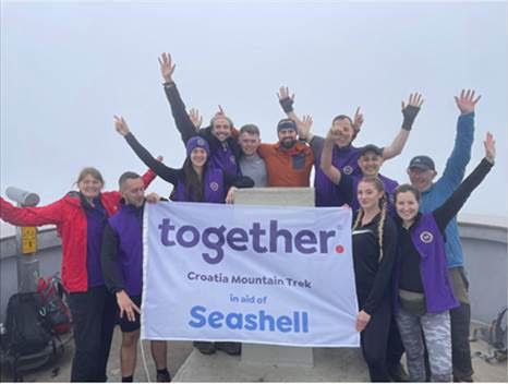 Cheadle team takes on challenging 37-mile trek in Croatia for Seashell ...