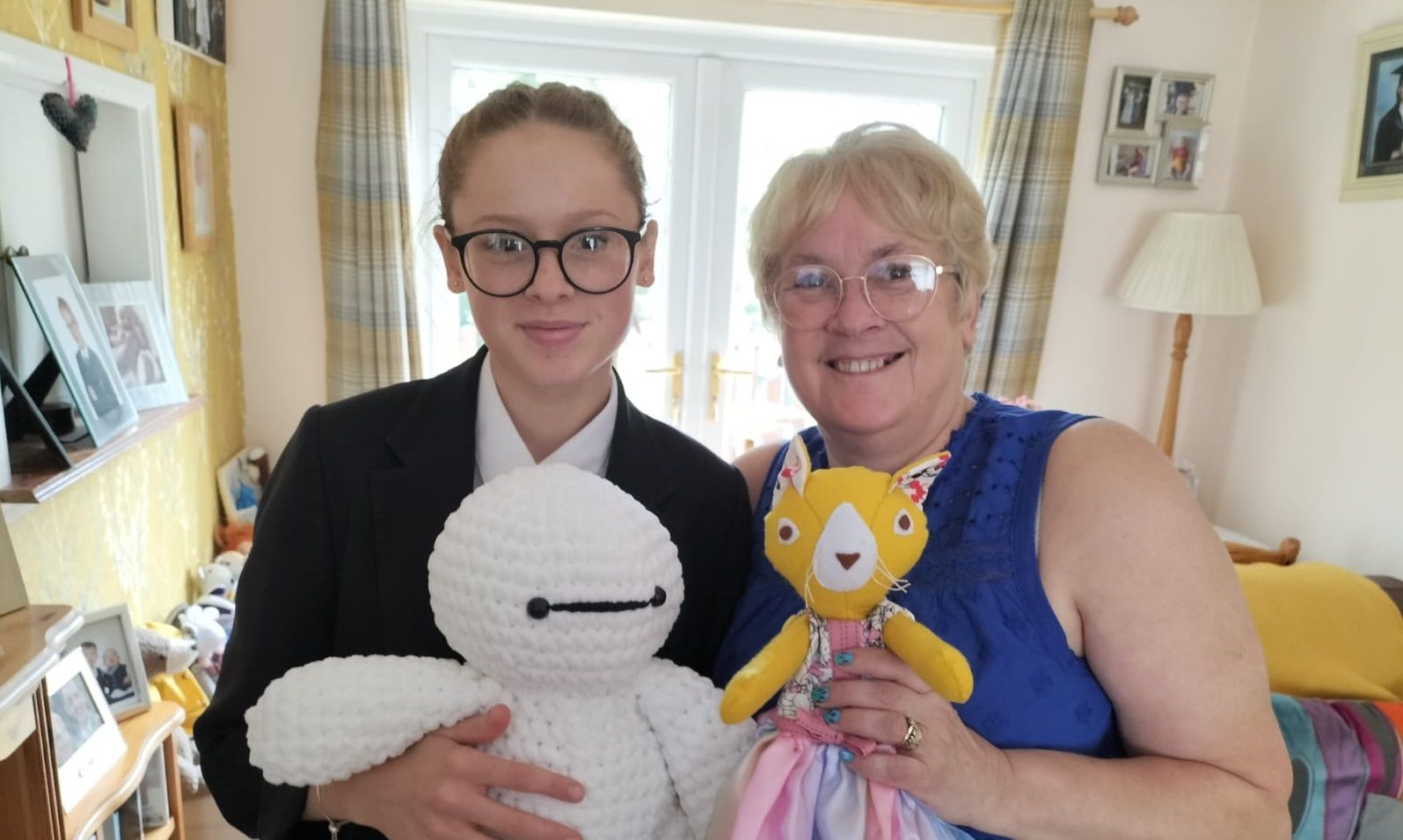 Torfaen teen makes toy animals with her nan to raise money for ...