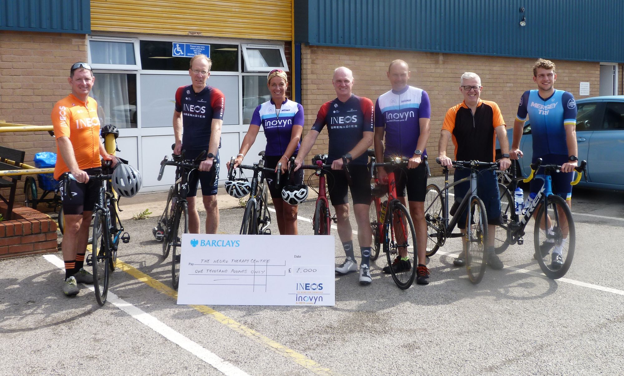 Runcorn chemical workers raise £1,000 for neuro charity | InYourArea News