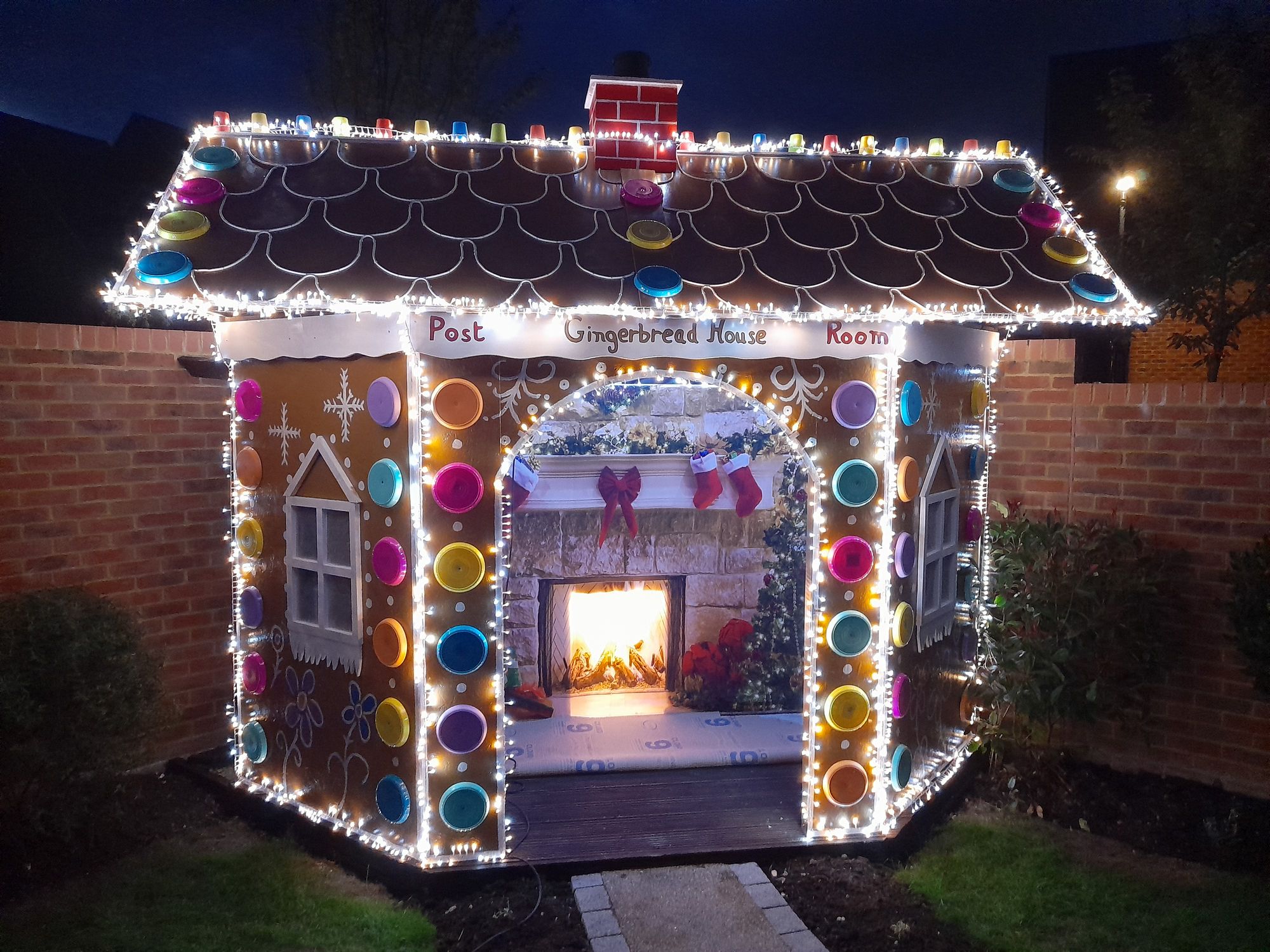 Gingerbread house post room kicks off the festive season for Woodhurst ...