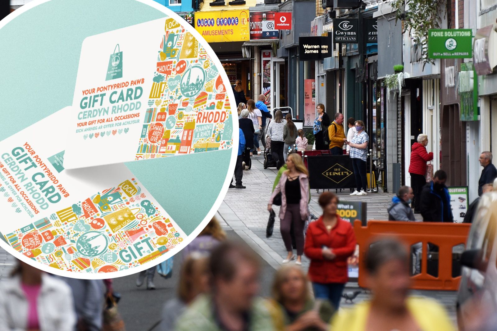 Town hails ‘new era’ for Pontypridd ahead of shop local gift card launch | InYourArea News