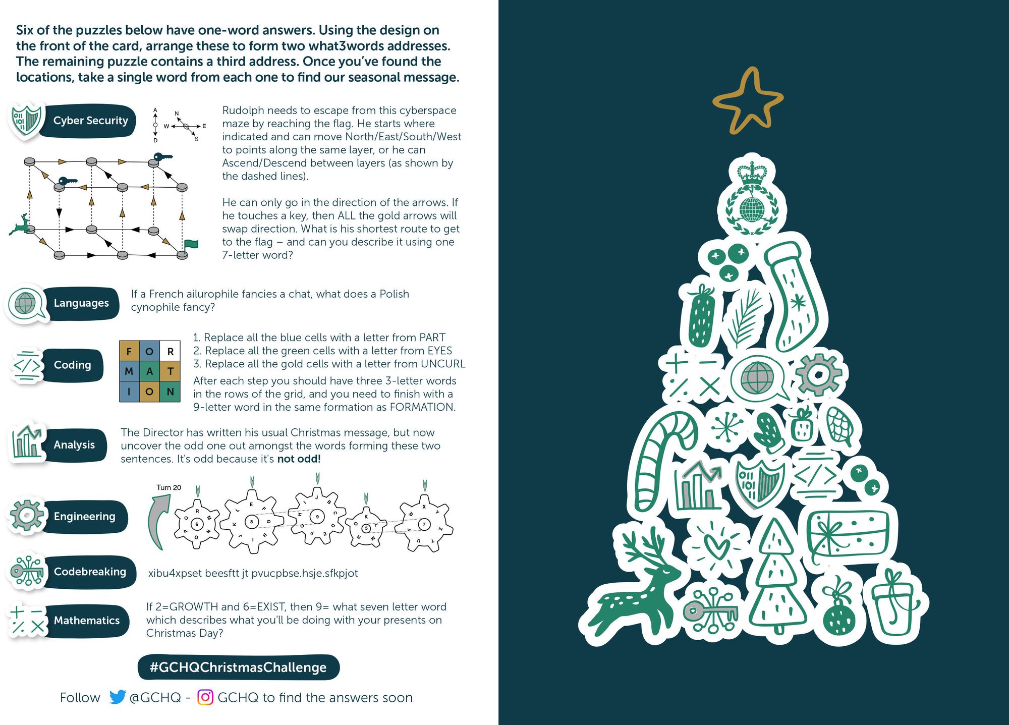 GCHQ Challenges Us To Solve Festive Puzzle Christmas