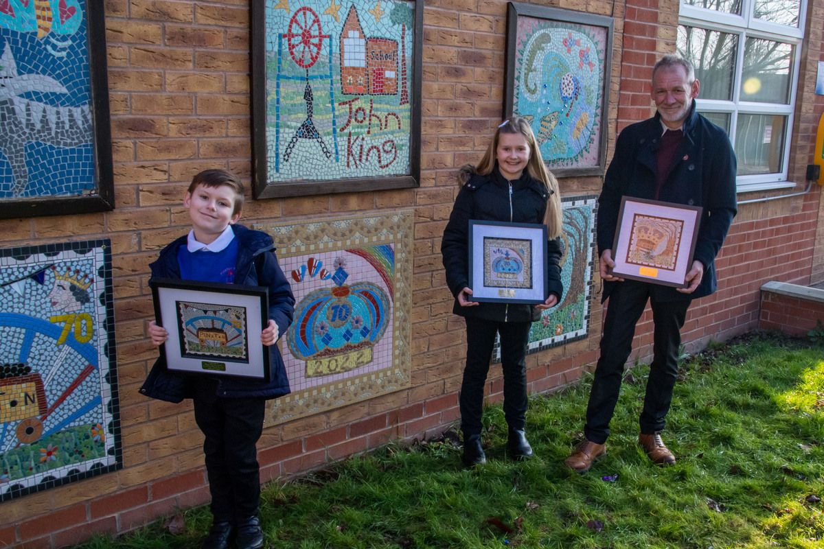 Pinxton Village Hall gets new mosaics designed by local pupils ...