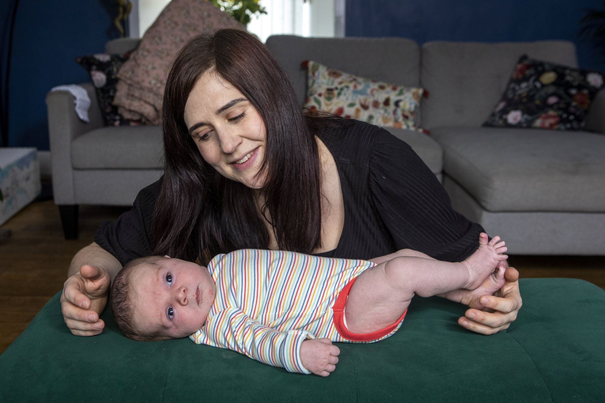 Mum-of-three gives birth to one of UK's biggest babies weighing almost ...