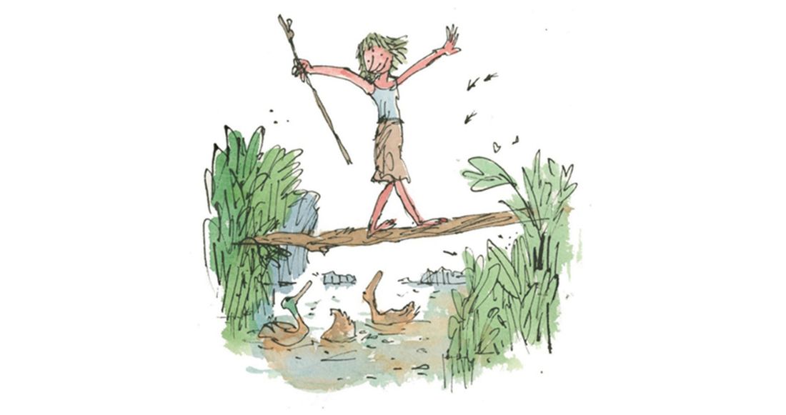 Rare Quentin Blake nature illustrations promote wetland wildlife ...