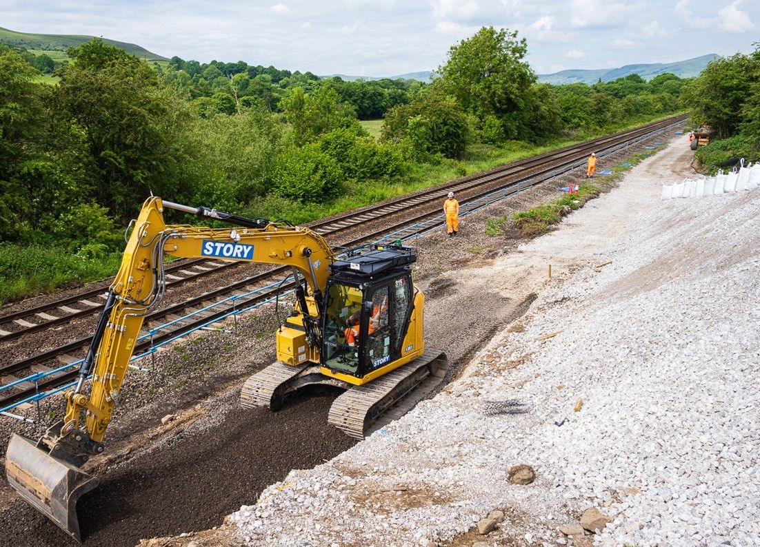Foundations completed for new railway tracks at Bamford | InYourArea ...