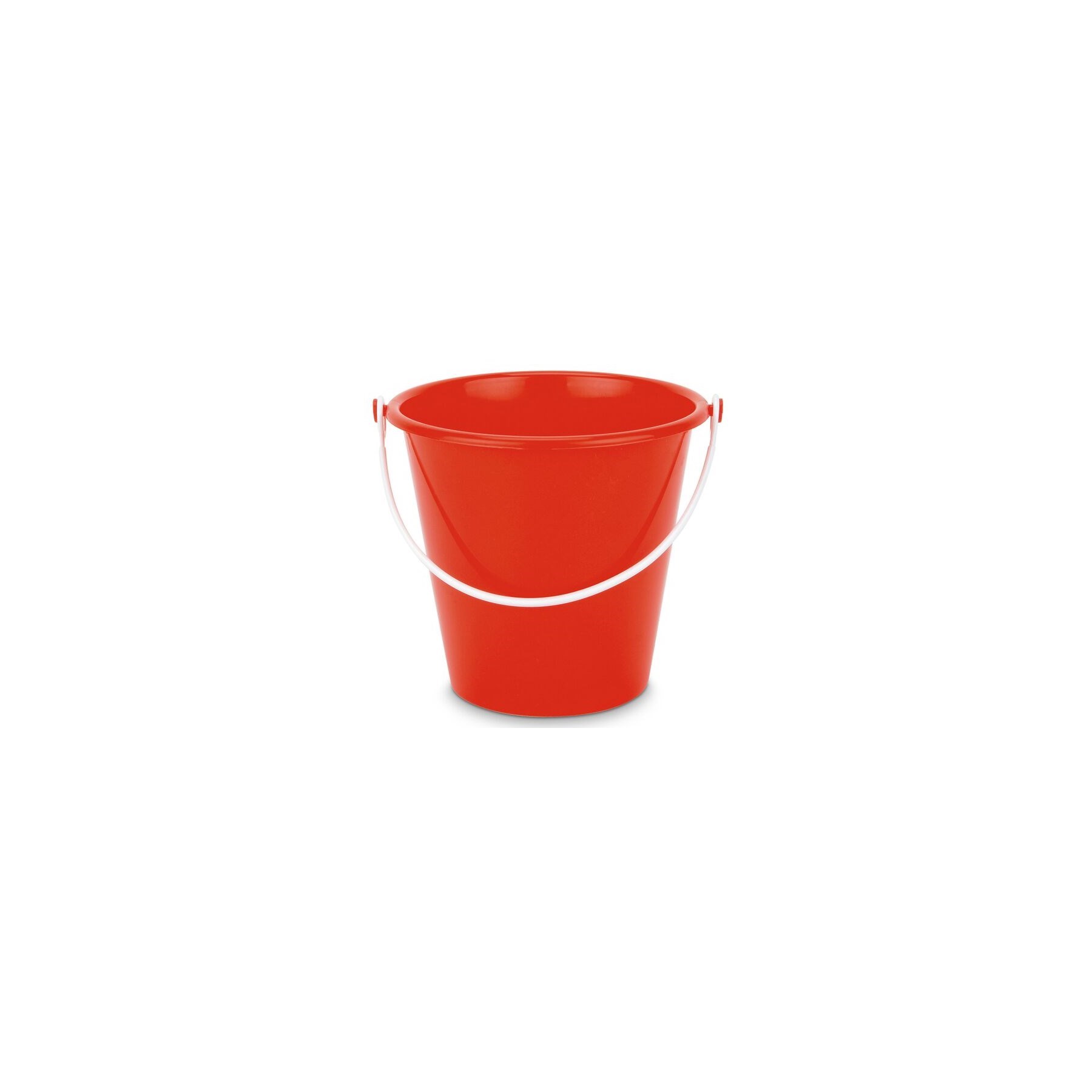 Round Plastic Bucket Bright Colours 18cm (BU1142)