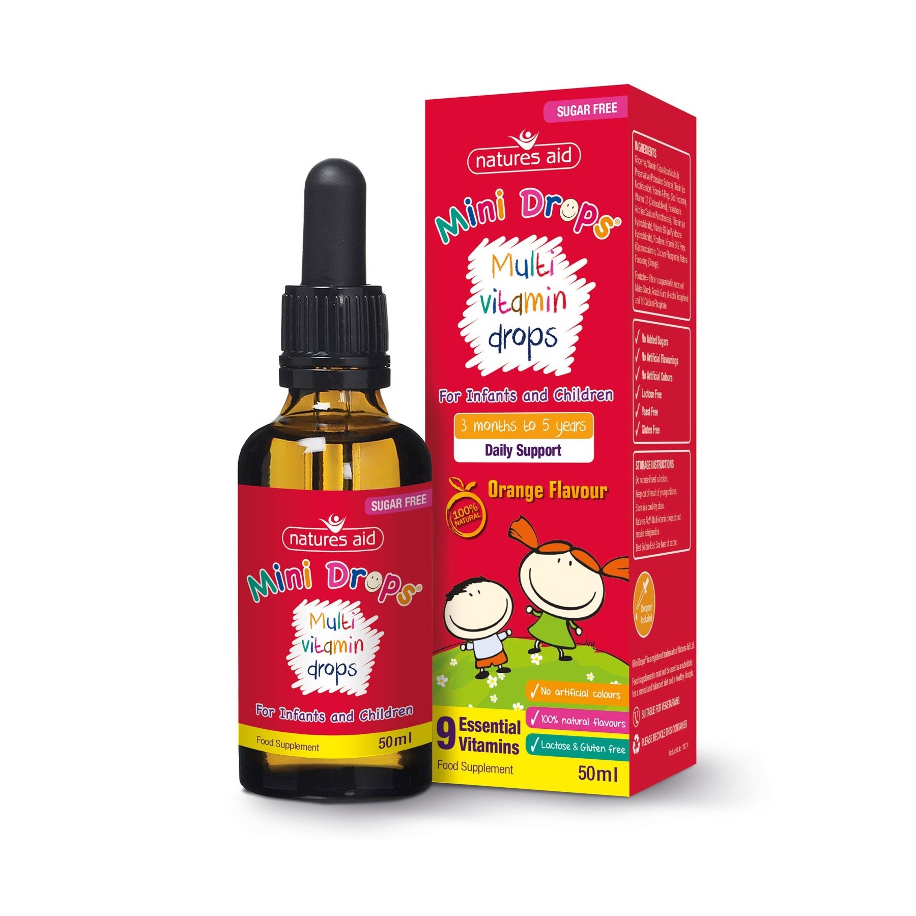 Natures Aid Mini Drops Multivits 50ml (136210)
