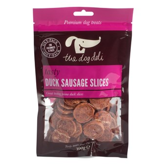 The Dog Deli Dog Deli Duck Sausage Slices 100g (36048)