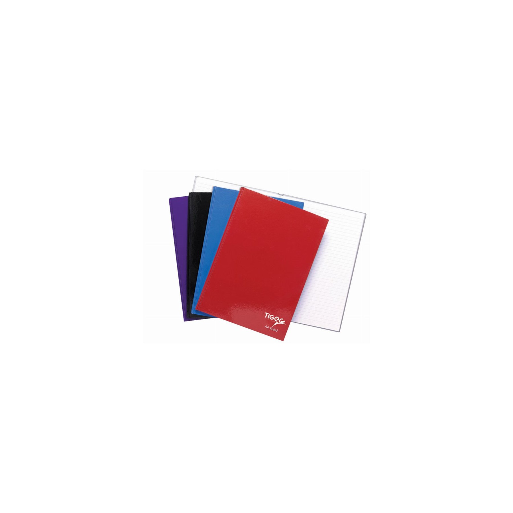Casebound Notebook-assorted Colours-80 Sheets A4 (300390)