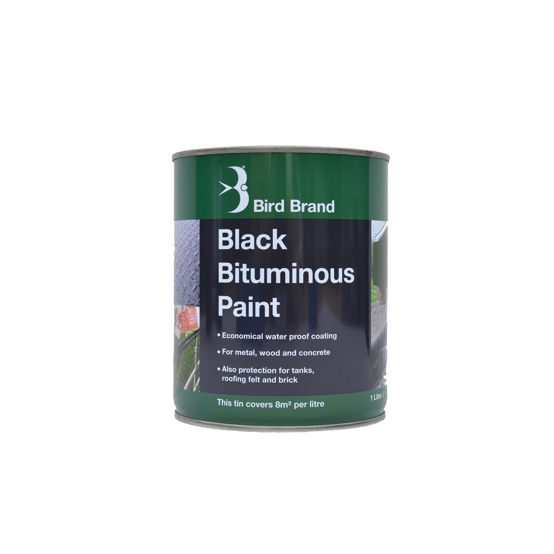 Bird Brand Black Bitumen 1lt (0220)