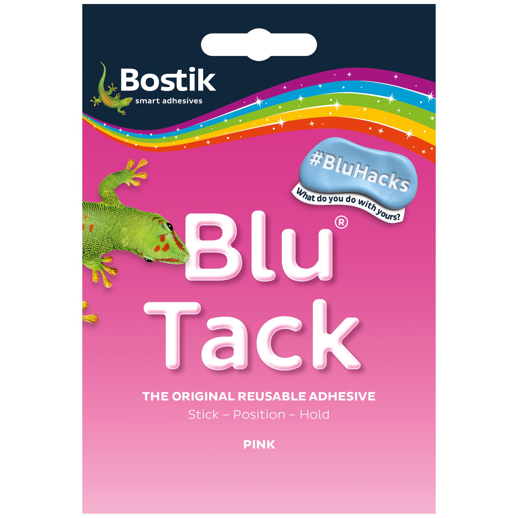 Bostik Blu Tack Handy Pack Pink 60g (30605530)