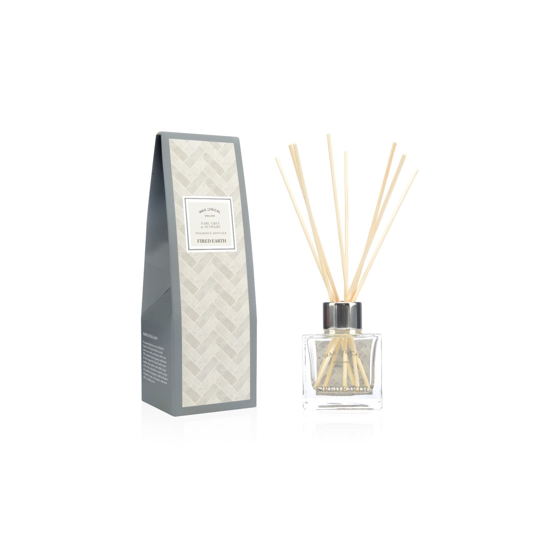 Fired Earth Reed Diffuser Earl Grey & Vetivert 100ml (FE2104)