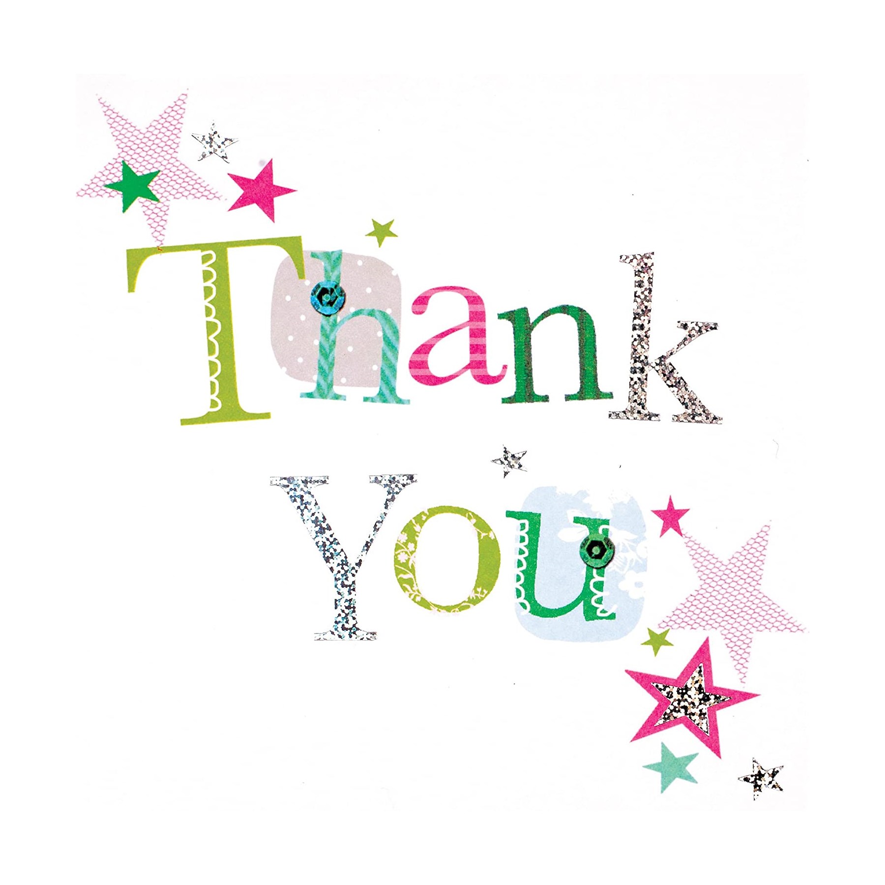 Simon Elvin Open Thank You Cards 6's (DP207)