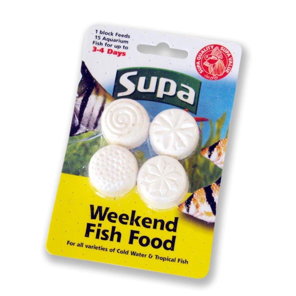 Supa 4 Day Weekend Fish Food 4 x 6g (SO211)