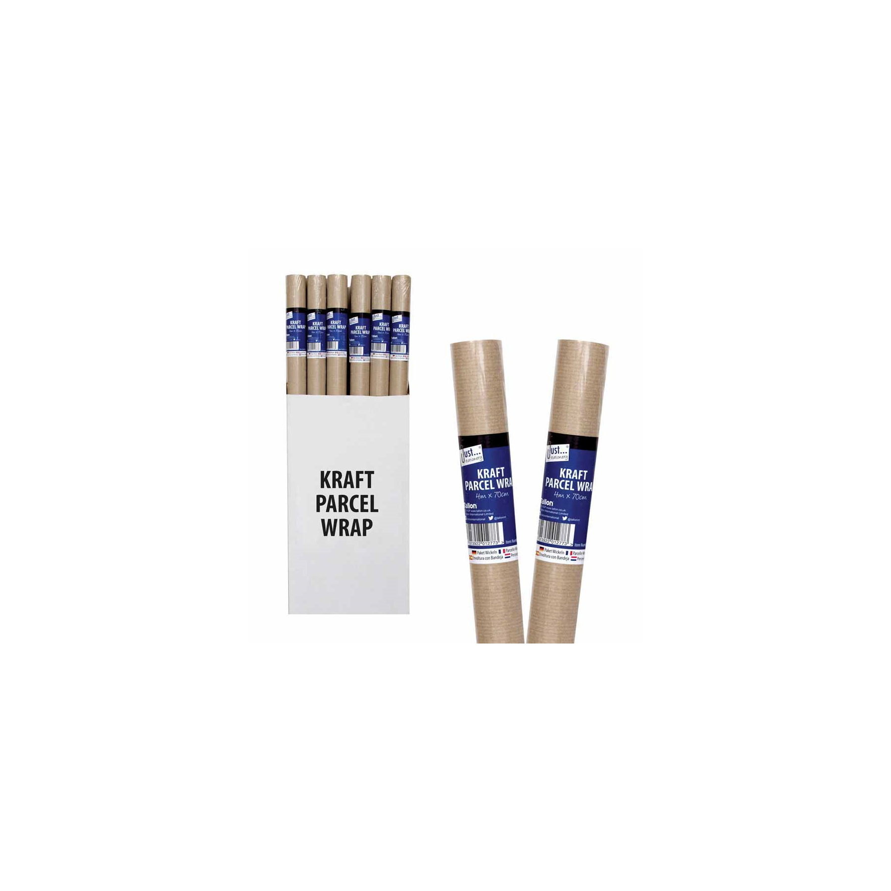 Kraft Parcel Wrap 70cm 4m (1277)