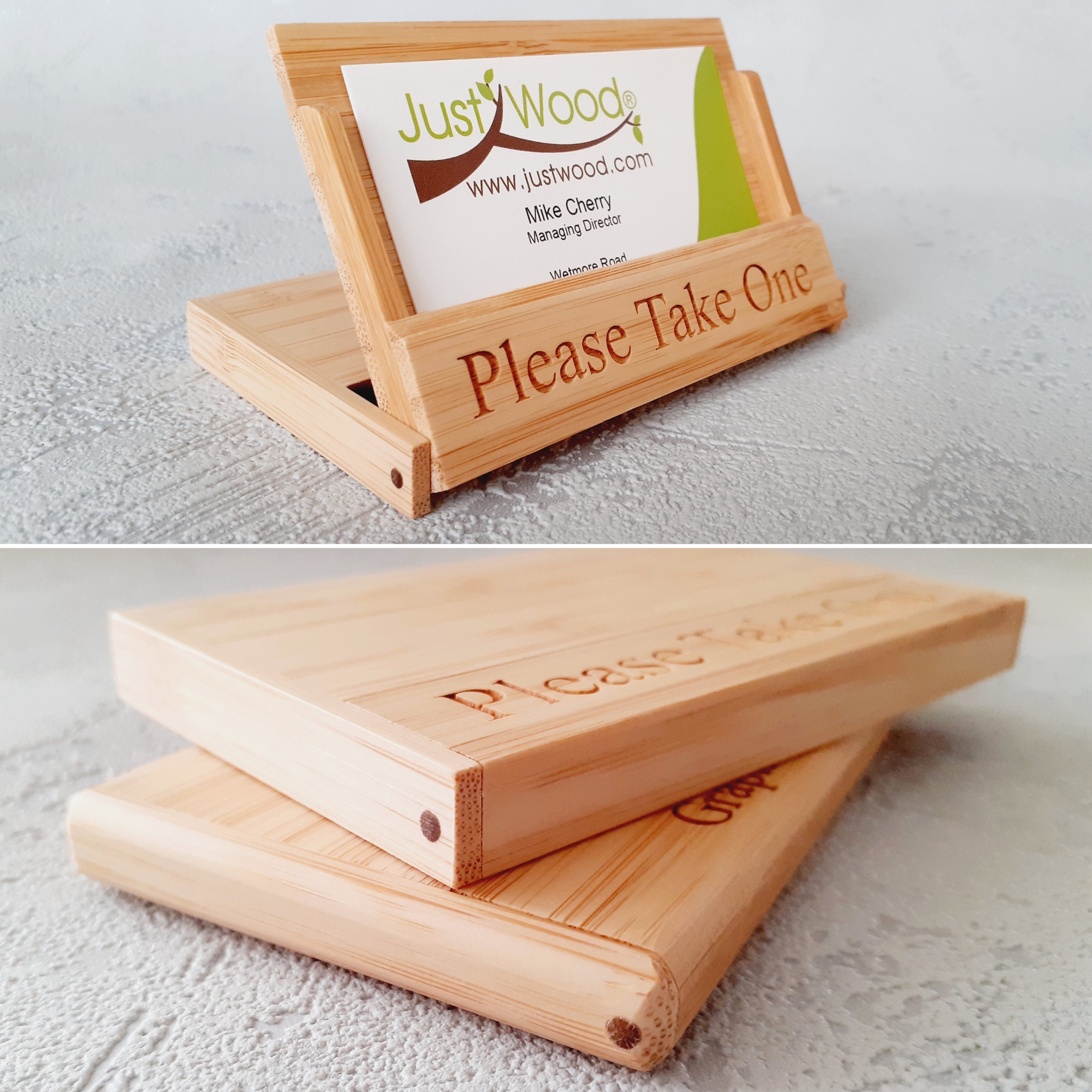 Wooden card holder store