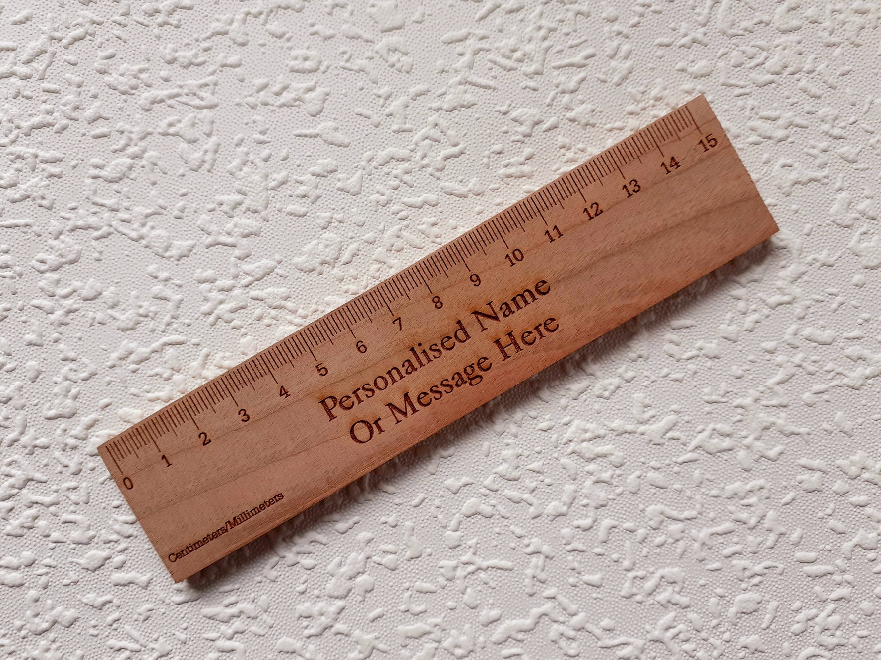 Personalised Wooden Ruler - Short
