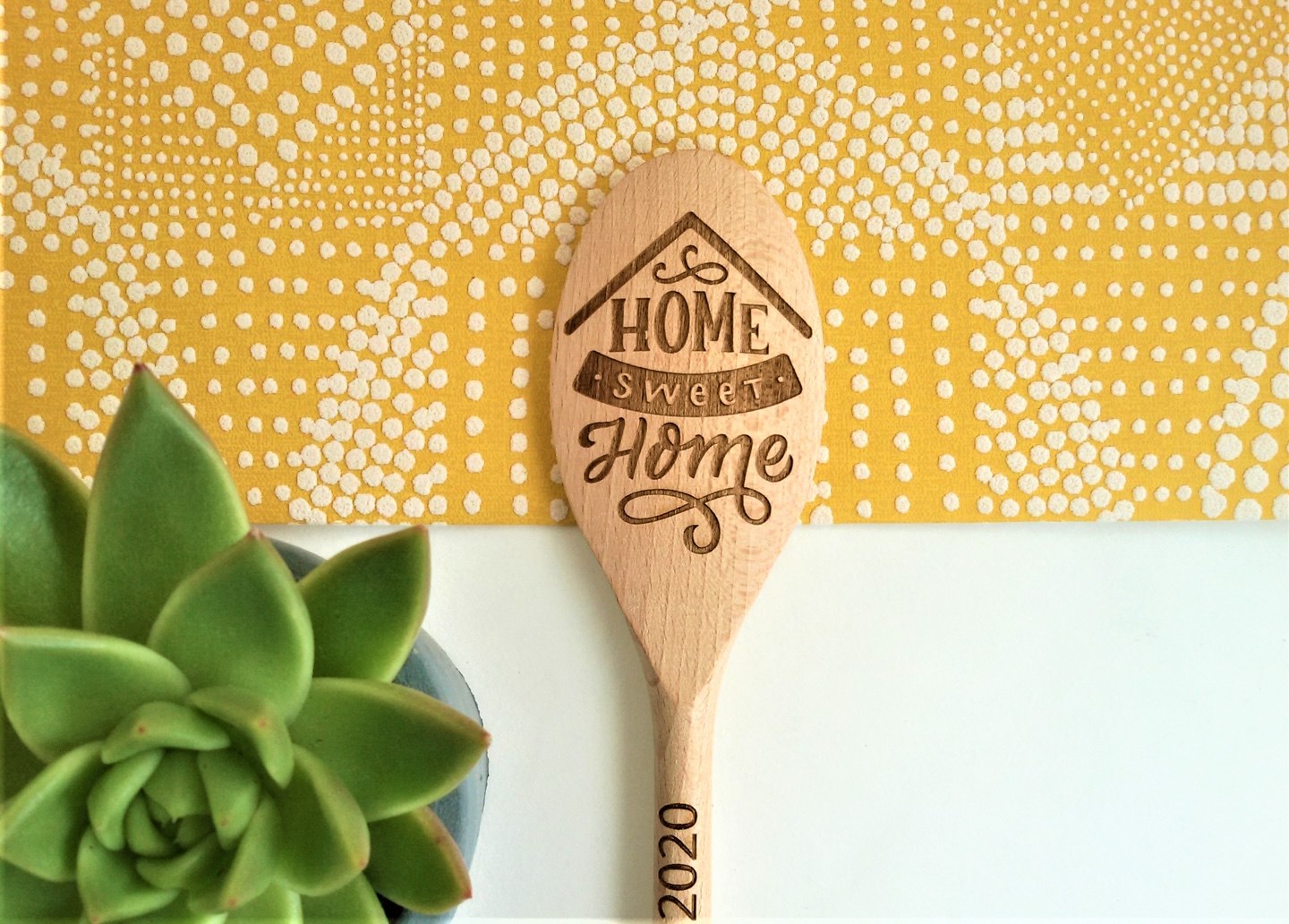 Home Sweet Home Design - Personalised Wooden Spoon