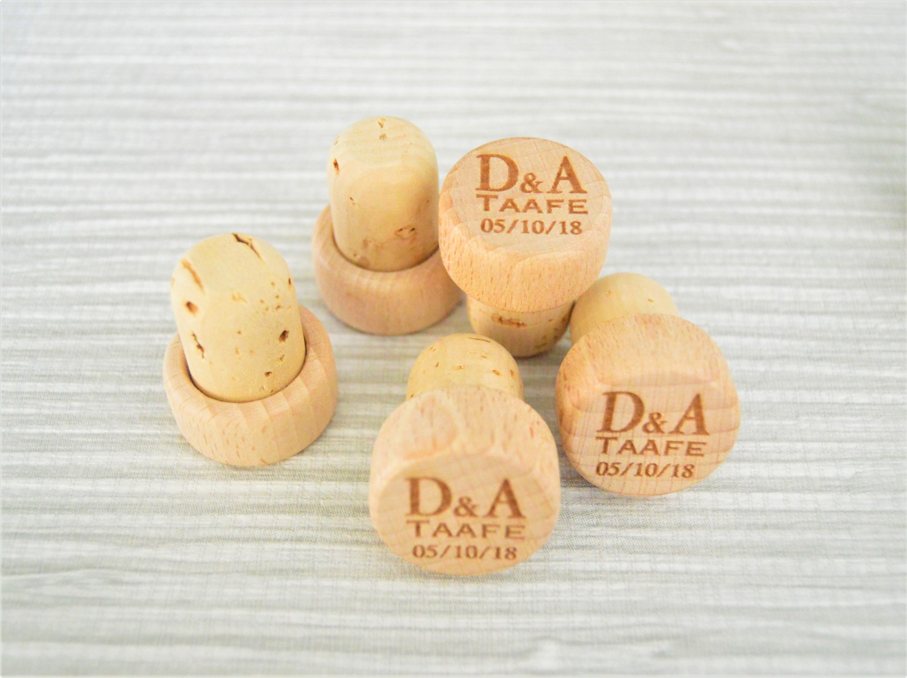 T Corks - Personalised Wooden Wine/Gin Corks