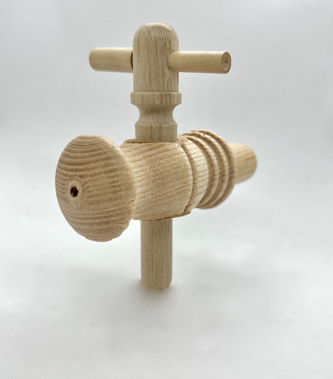 Wooden Tap Tapered 4 inch in length (101.6mm) Open