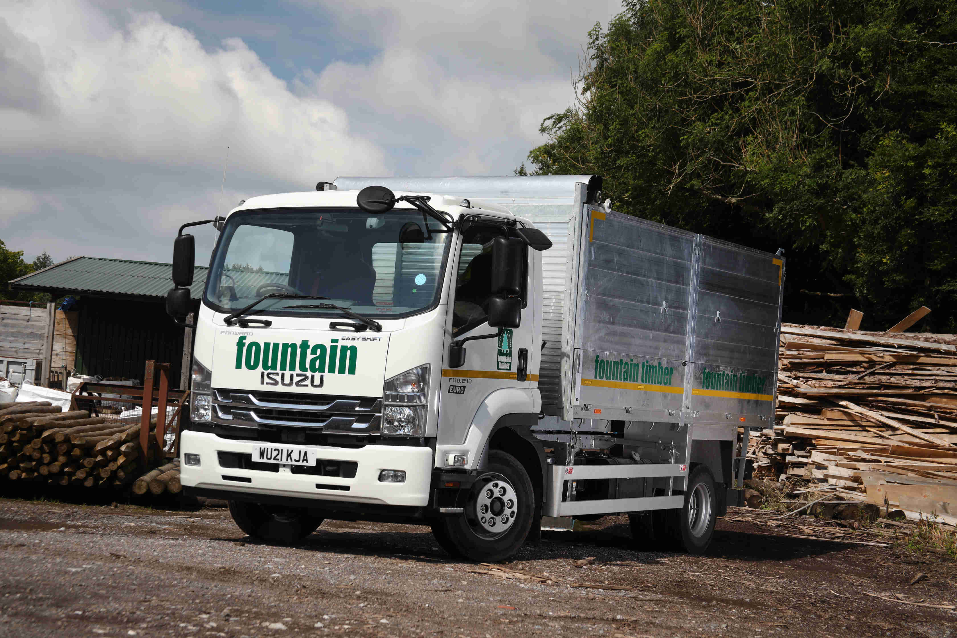 Timber! New Isuzus added to Fountain Timber fleet - News - Commercial Motor