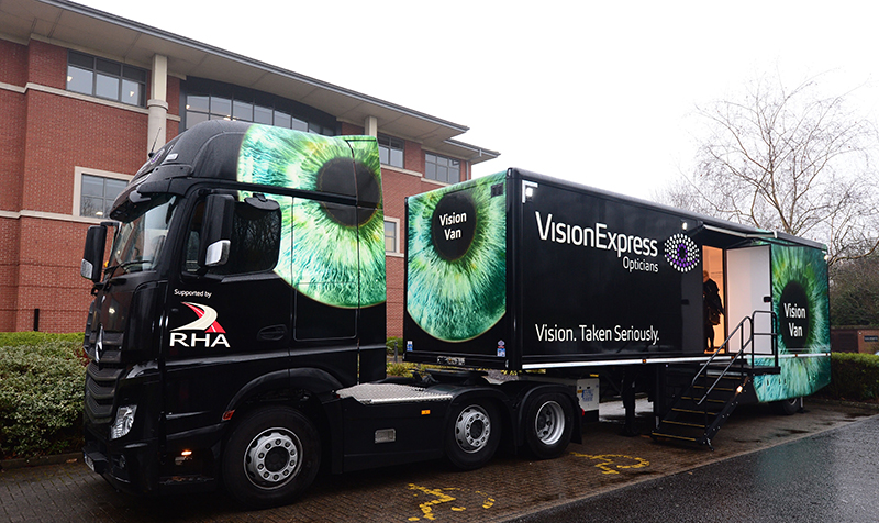 Sparshatts supplies RHA and Vision Express with Mercedes-Benz Actros ...