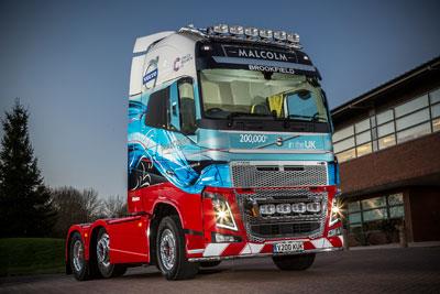 Malcolm Group takes delivery of 200,000th UK Volvo at celebrity ball ...