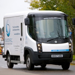 FedEx takes delivery of Modec electric van - News - Commercial Motor