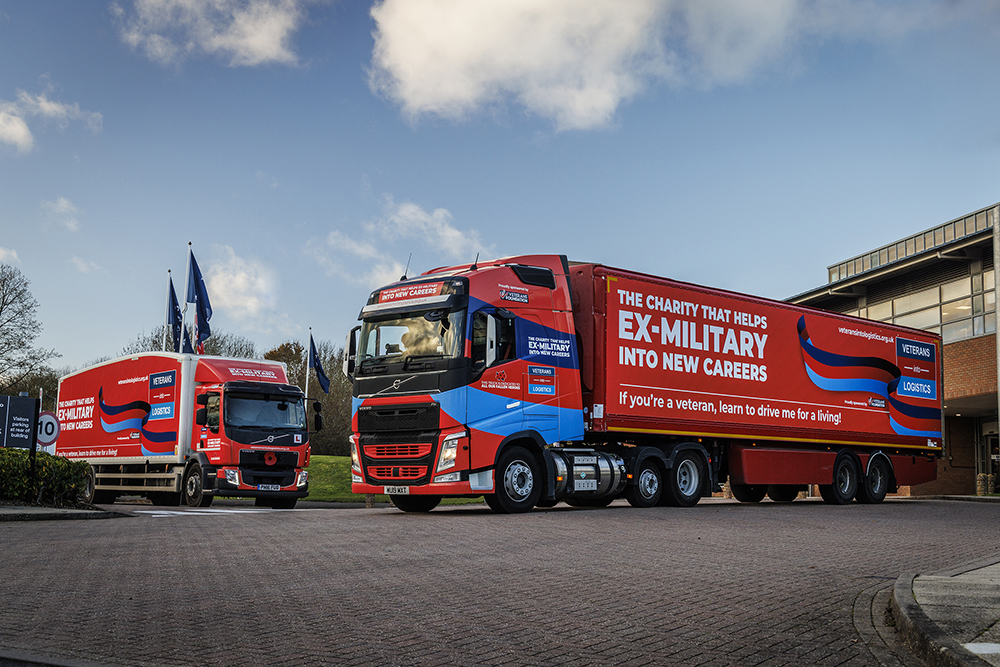 Fleet refresh for Veterans into Logistics charity - News - Commercial Motor