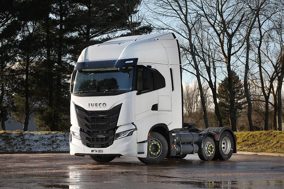 Iveco introduces an S-Way CNG 6x2 tractor unit - News - Commercial Motor