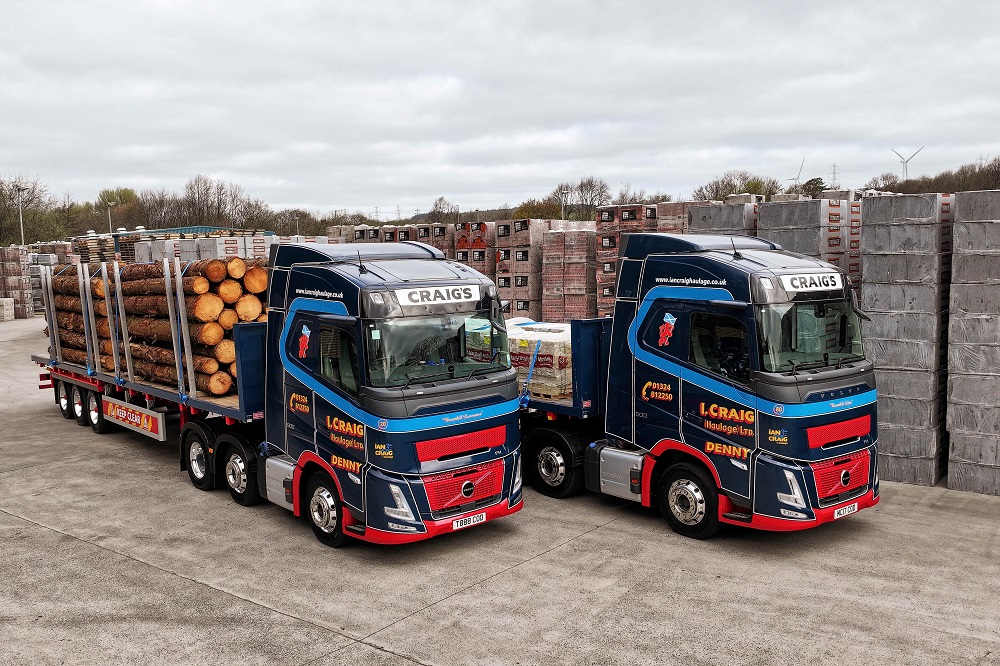Ian Craig Haulage welcomes two new Volvo FH Aeros - News - Commercial Motor
