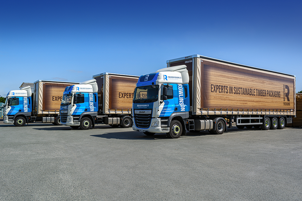 Rowlinson Packaging rolls out a special livery on its Lawrence David ...