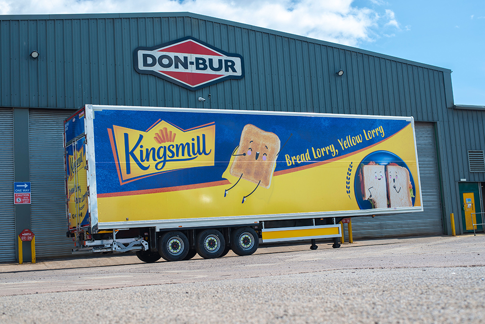 Don-Bur and Allied Bakeries unveil new trailer - News - Commercial Motor