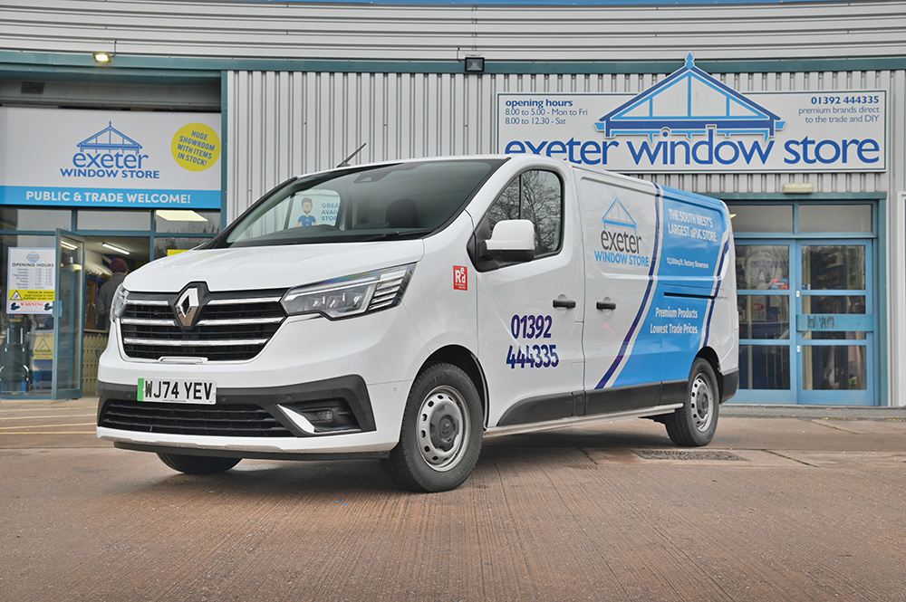 Exeter Window Store takes delivery of first electric van from Renault ...