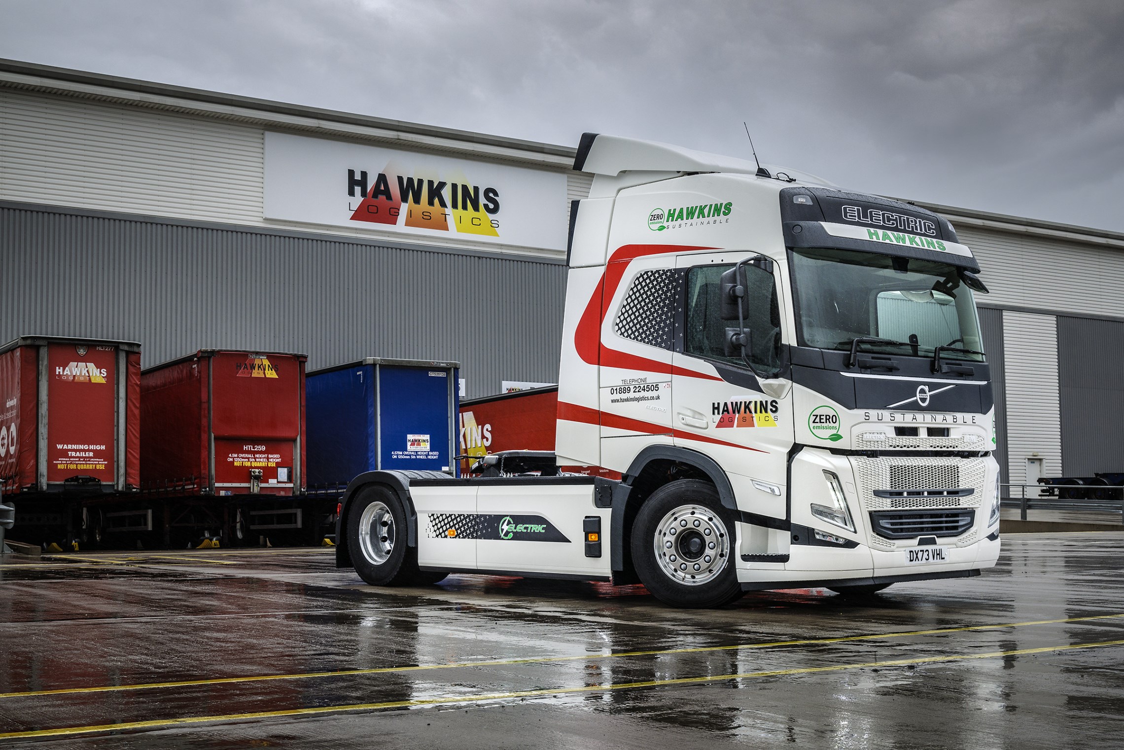 Hawkins Logistics gets two Volvo FM Electric tractors - News ...