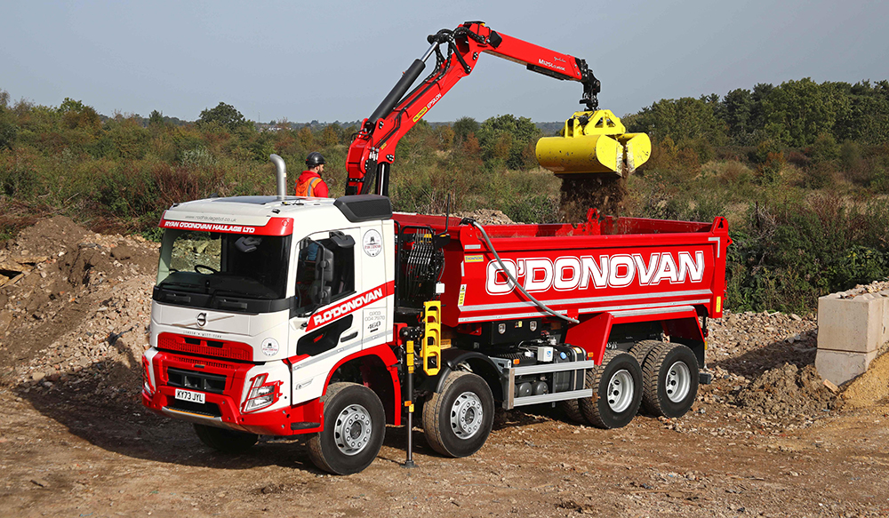 Three new Thompsons-bodied Volvo tippers for Ryan O’Donovan Haulage ...