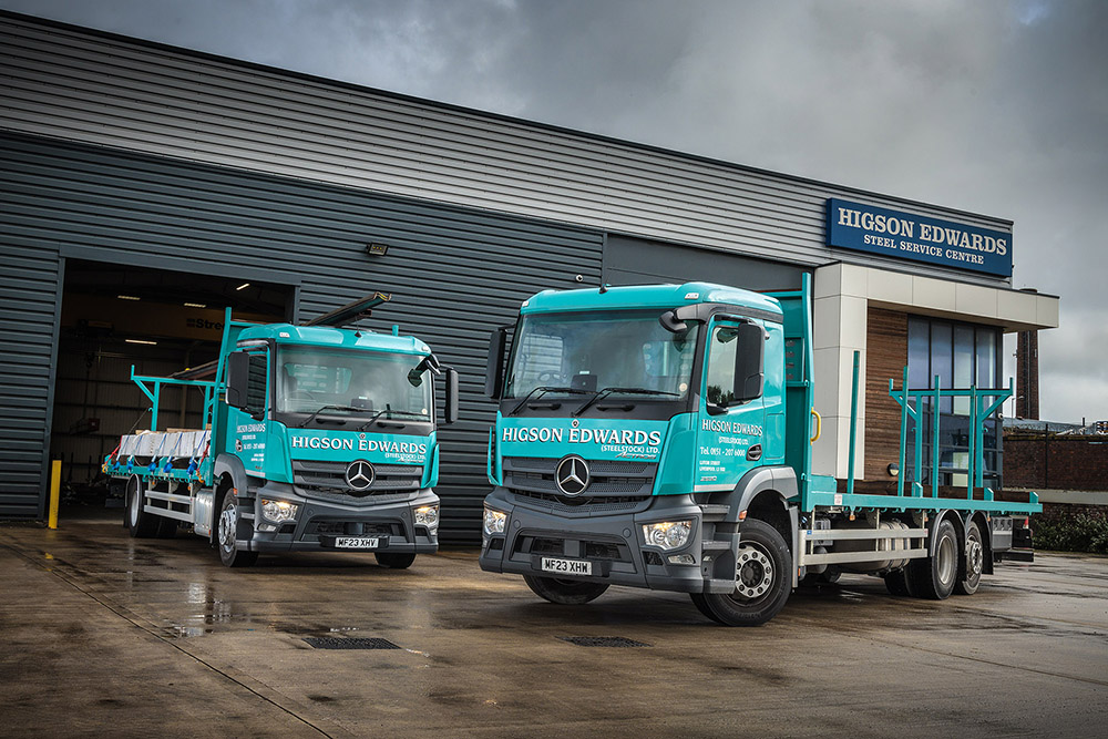 Higson Edwards receives two new Mercedes-Benz Actros trucks - Product ...
